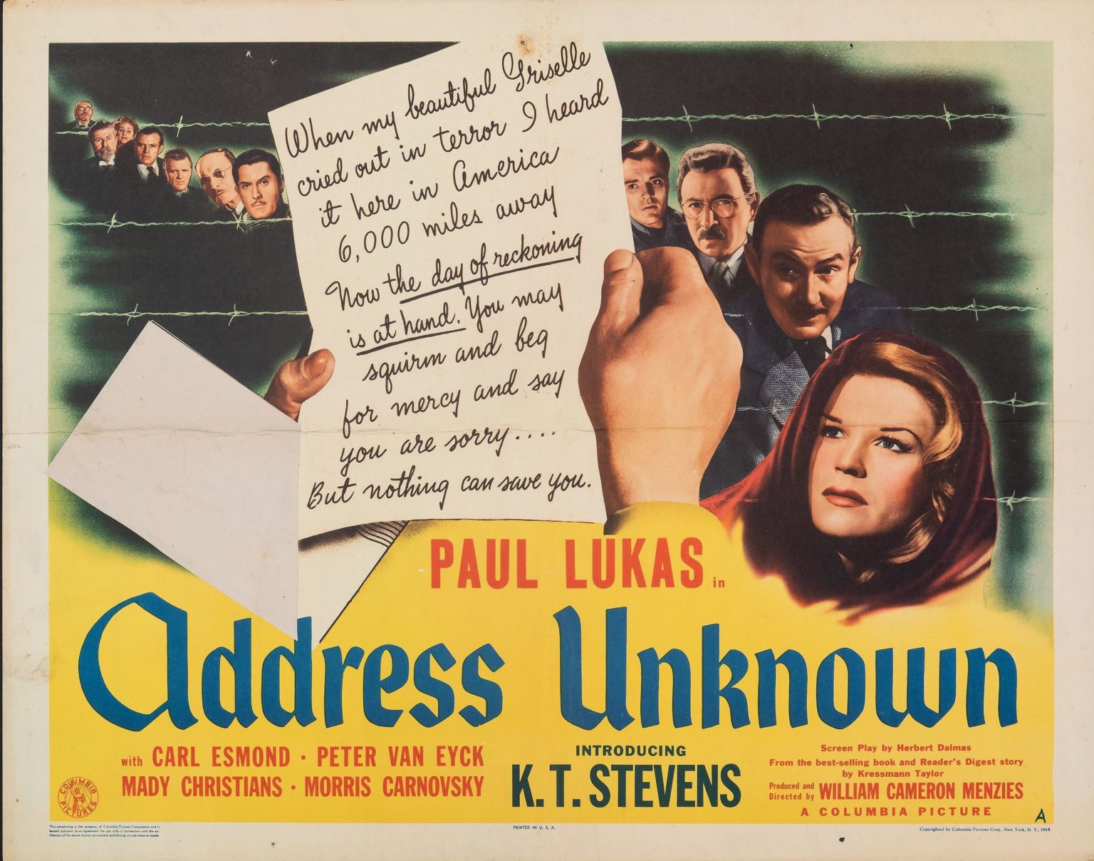 Domicilio desconocido (Address Unknown) (1944) – C@rtelesmix