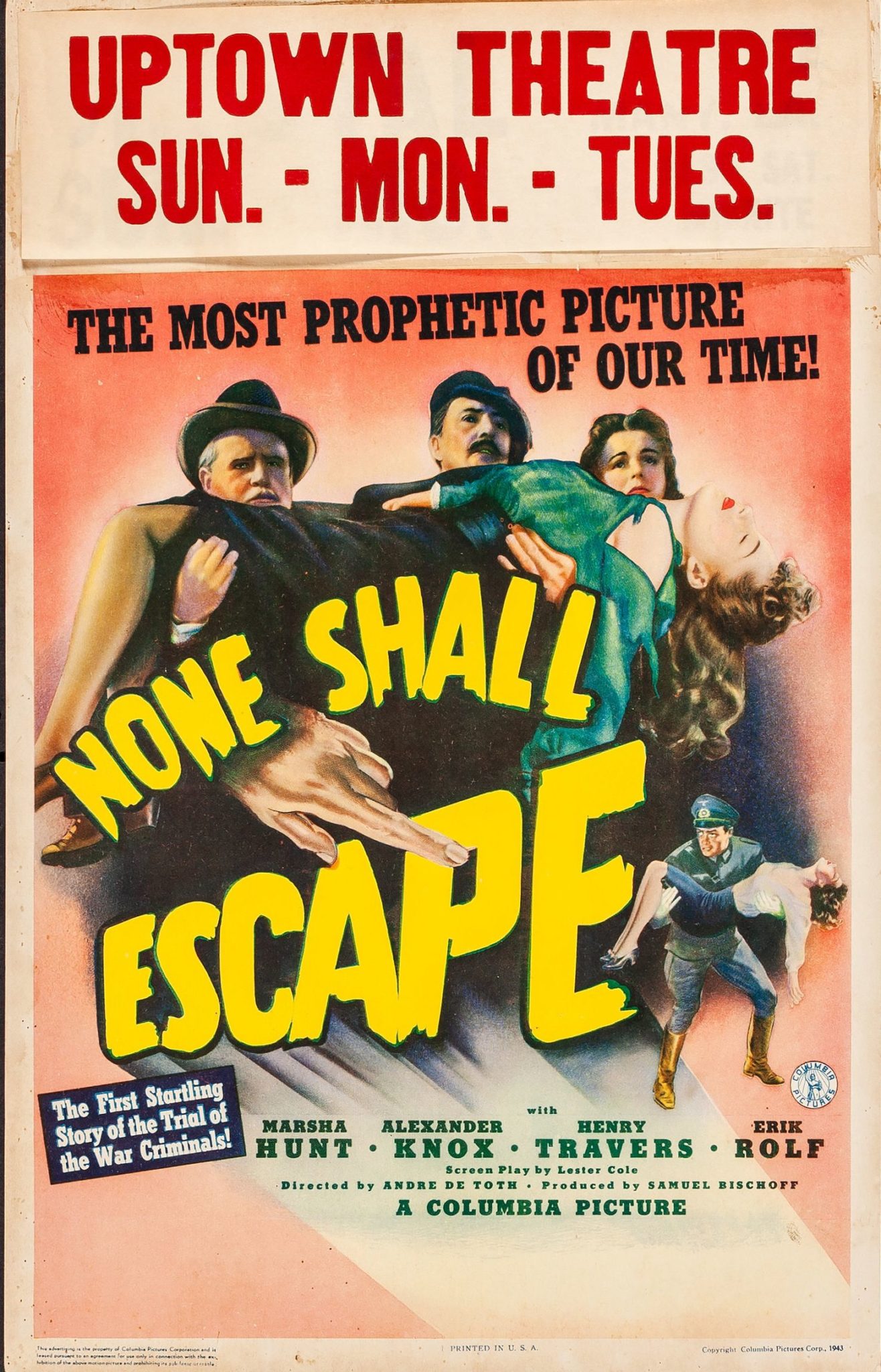 Nadie escapará (None Shall Escape) (1944) – C@rtelesmix
