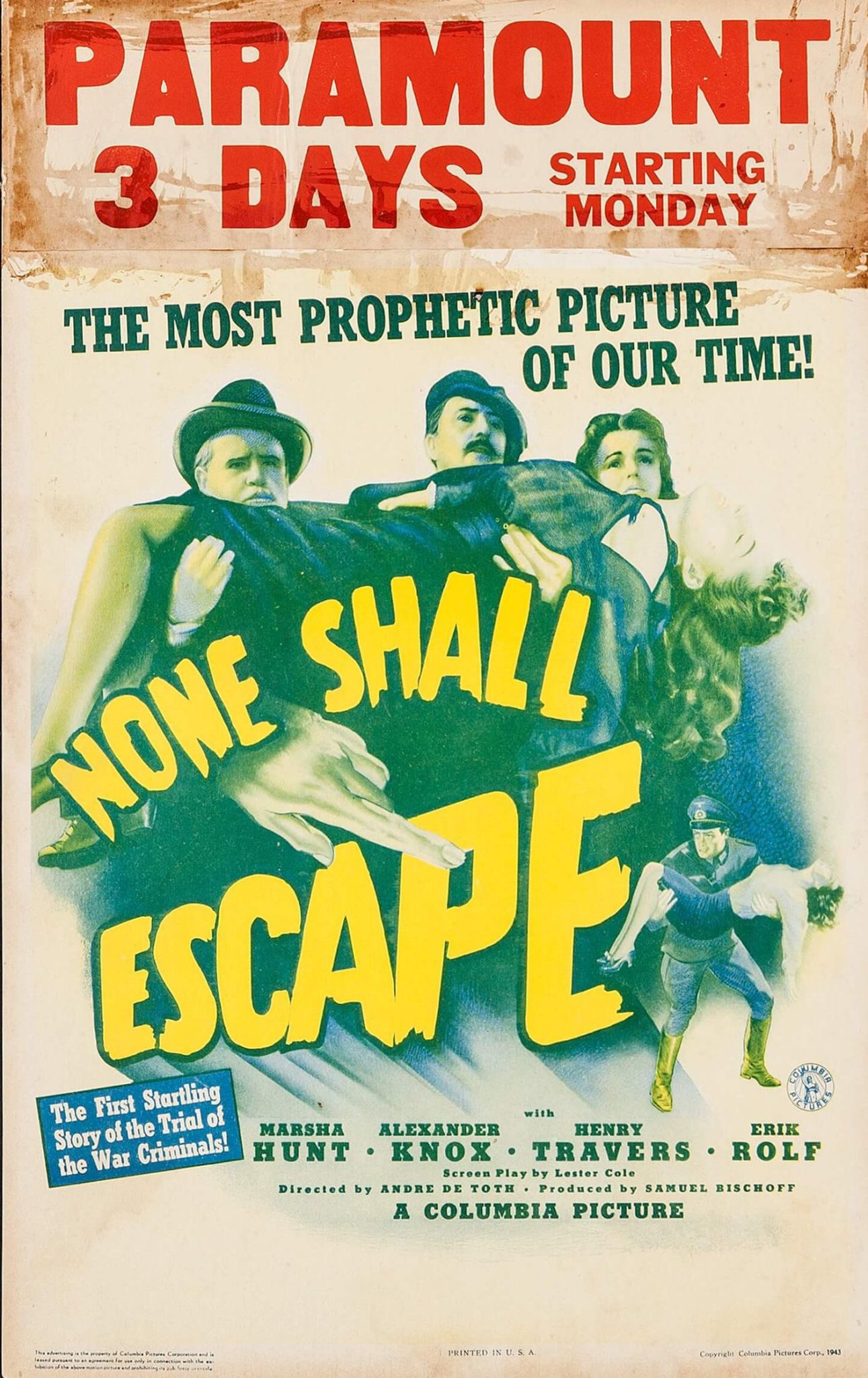 Nadie escapará (None Shall Escape) (1944) – C@rtelesmix